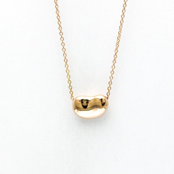 Tiffany & Co. | Jewelry | Tiffany 8k Gold Bean Necklace | Poshmark